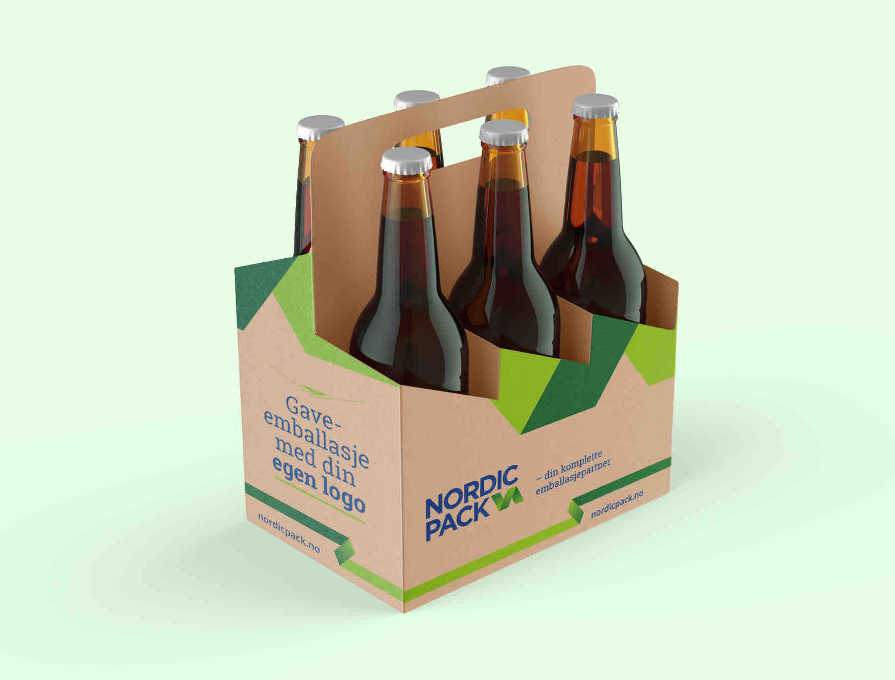 Elegant gaveemballasje til flasker og glass | Nordic Pack AS